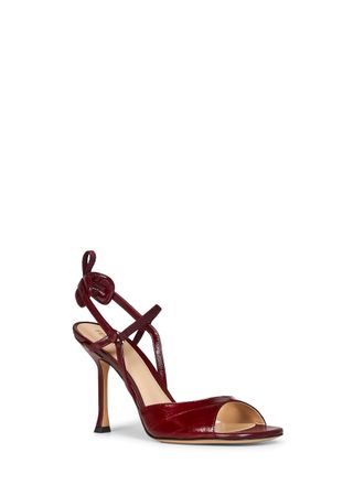 Fendi Womens Sandals Very Colibr&igrave; Burgundy Calf Leather