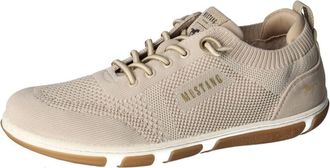 Mustang Jeans Damen Sneaker Schn&uuml;rung trendig Halbschuhe sportlich 1488-303, Gr&ouml;&szlig;e:40 EU, Farbe:Beige