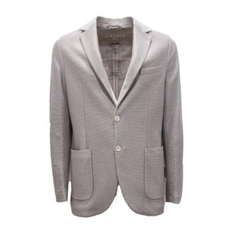 Circolo 1901 Leinenjacke in Eisgrau - - Jackets - Herren - Grau - M