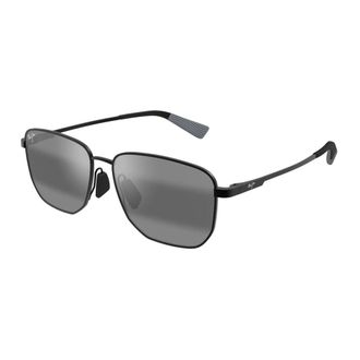 Maui Jim Mattschwarze Sonnenbrille mit grauen Gl&auml;sern - - Accessories - Herren - Schwarzk - 61 MM