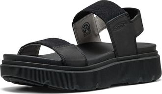 Keen Damen Elle Mila Backstrap Sandalen, Schwarz/Schwarz, 41 EU, Schwarz, 42 EU