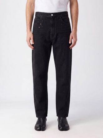 Maison Margiela Straight-Fit-Jeans aus Denim mit Logo-Naht und mittlerer Leibh&ouml;he