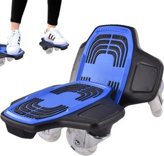 Generic Geteiltes Skateboard-Deck - Tragbares, Driftfreies Plattendesign, PU-Rad-Setup Mit Hoher R&uuml;ckfederung, Kompaktes Roller-Balance-Trainingsbrett, Reibun