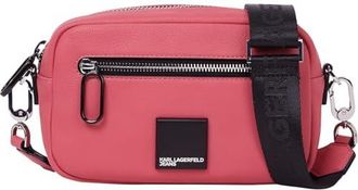 Karl Lagerfeld Karl Lagerfeld Jeans, Femme, Sac Appareil Photo Souple Avec Logo Box, Rose, One size