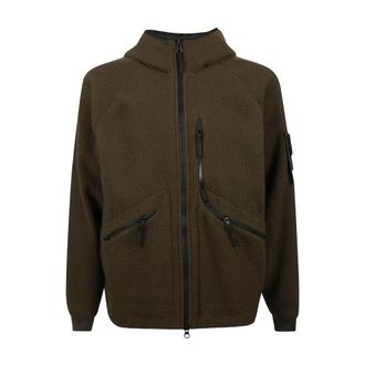 Stone Island Panno Ratinato Hooded Jacket - - Jackets - Herren - Gr&uuml;n - XL