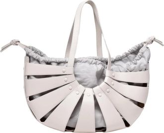 Bottega Veneta Femme, Sacs, Blanc, Taille: ONE Size Shoulder Bag