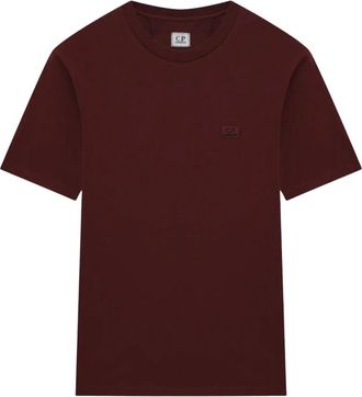 C.P. Company C.p. Company - T-shirt &agrave; manches courtes - Homme - Tops - Rouge - Taille: M