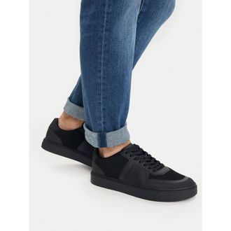 Calvin Klein Sneakers Calvin Klein Classic Cups Laceup Knit HM0HM02130 Schwarz
