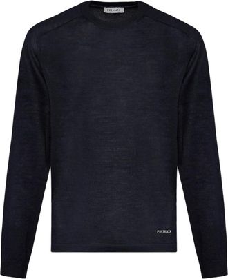 Premiata Homme, Pulls, Bleu, Taille: 2XL Pmg18S30 Pull ras du cou