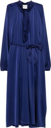 Forte_Forte Maxikleid - Dunkelblau