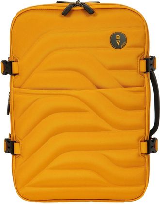 Bric's Rucksack Freizeitrucksack mit Laptopfach Itaca Travel Backpack Expandable Mango dunkelgelb