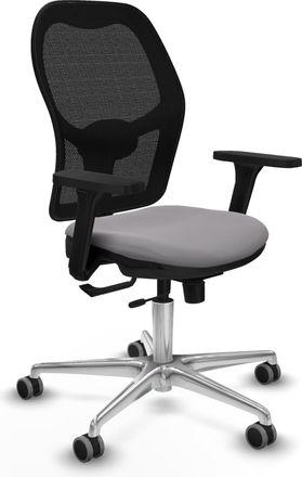 Piqueras y Crespo Chorquera mit 3D-Armlehnen, h&ouml;henverstellbare Lendenwirbelst&uuml;tze, ausgestattet mit Syncro/Traslack und eingespritztem Schaum. Mit Rollen von 65 mm, Pa