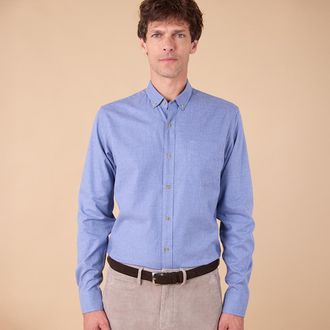 Bexley Ander - Chemise homme bleu chin&eacute;