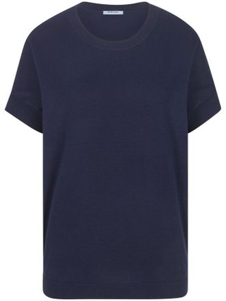 Peter Hahn Rundhals-Pullover aus 100% SUPIMA-Baumwolle Peter Hahn blau