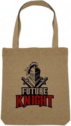 Fabulous Sac Shopping Tote Bag Aspect Lin - Future Knight Heroes Middle Ages - Sac de Courses Toile Epaisse 360g Beige Naturel Cabas Port&eacute; Epaule Solide Imprim