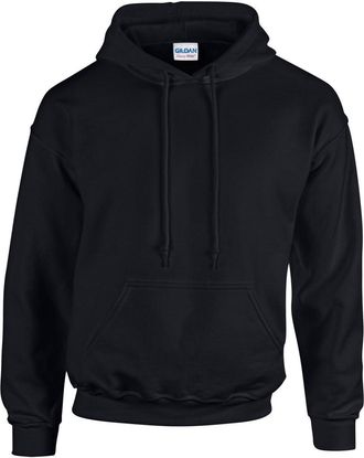 Gildan Unisex Heavy Blend Adult Hooded Sweatshirt, schwarz, XL