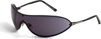 Tom Ford Eyewear FT1396 Shield-Style Sunglasses - Black