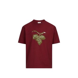 Dr&ocirc;le de Monsieur T-shirt col rond &agrave; motif en coton