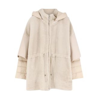 Moorer Raja-mcw Jacke - - Jackets - Damen - Beige - XS