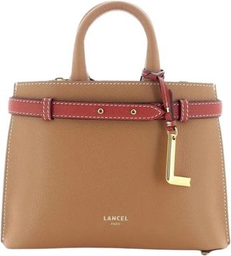Lancel Sac Trap&egrave;ze Faubourg - Femme - Sacs - Brun - Taille: ONE Size