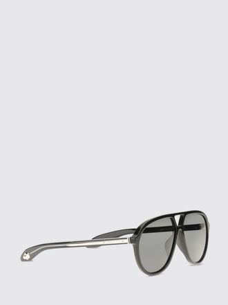 Alexander McQueen McQueen Aviator-Sonnenbrille aus Acetat mit Doppelsteg und Rauchglasgl&auml;sern