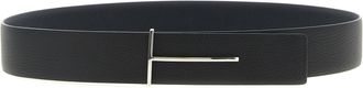 Tom Ford Grain Leather Reversible Belt - Black