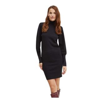 Silvian Heach Modernes schwarzes Strickkleid - - Dresses - Damen - Schwarzk - L