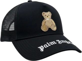 Palm Angels Homme, Accessoires, Noir, Taille: ONE Size Trucker Bear Cap