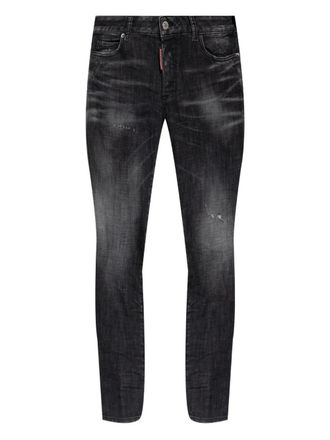 Dsquared2 jean à effet usé - Gris