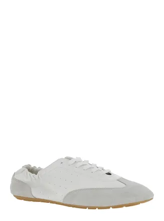 Saint Laurent Mens Sneakers Artico White Leather Lamb Trainers