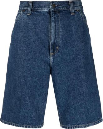 Carhartt Work in Progress Homme, Shorts, Bleu, Taille: W28 Single Knee Short