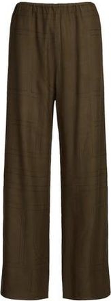 Toteme Pantalon droit &agrave; motif