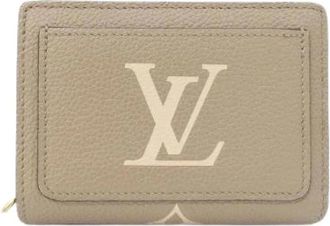 Louis Vuitton Portefeuille Pre-owned Monogram Empreinte - Femme - Pre-owned - Beige - Taille: ONE Size