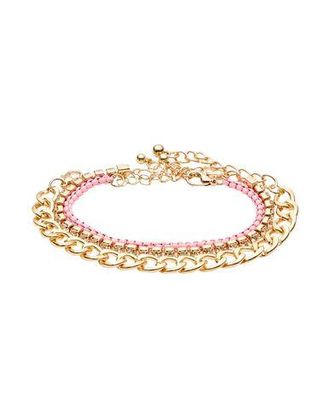 8 by YOOX ENAMELLED CHAIN AND RHINESTONES BRACELET SET