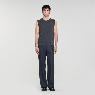 Sandro D&eacute;bardeur en cachemire