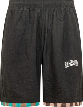 Barrow Barrow, Homme, Shorts, Noir, Taille: L Popeline Shorts