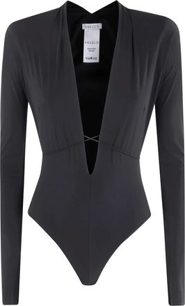Amazuìn Amazuin, Femme, Tops, Noir, Taille: ONE Size Martin Bodysuit