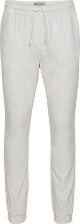 11 Project PROeyvind Herren Leinenhose Lange Stoffhose mit Kordeln Regular Fit, Größe:XXL, Farbe:Off White (114201)