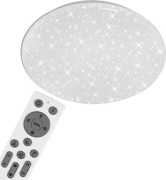 Briloner LED Deckenlampe Smart Home, App- und Sprachsteuerung, Fernbedienung, LED Lampe, Deckenleuchte, Wohnzimmerlampe, Schlafzimmerlampe, Deckenbeleuchtung, 