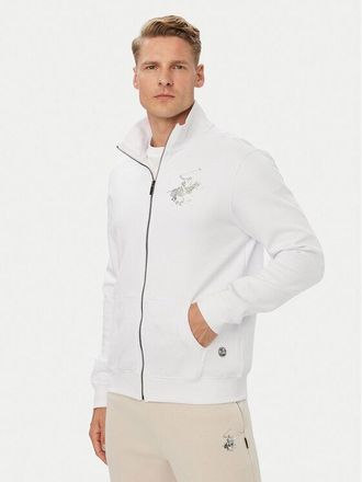 Beverly Hills Polo Club Sweatshirt M6608T-HR Wei&szlig; Regular Fit