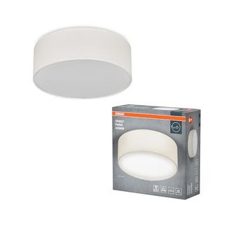 Osram Plafonnier ORBIS PARIS 300mm, beige, culot E27, peut &ecirc;tre &eacute;quip&eacute; dune ampoule connect&eacute;e, de haute qualit&eacute;, design moderne, avec abat-jour en tissu, ad