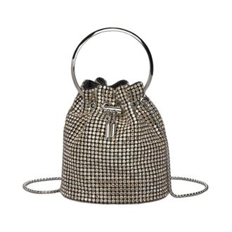 Alma En Pena Alma EN Pena, Femme, Sacs, Jaune, Taille: ONE Size Sac couvert de strass