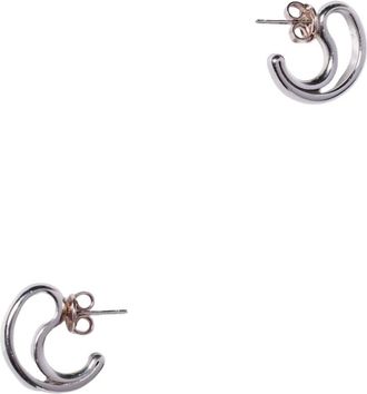 Bottega Veneta Femme, Accessoires, Jaune, Taille: ONE Size Double Hoop Earrings