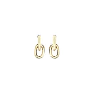 Paco Rabanne Double XL Link Ohrringe - - Accessories - Damen - Gelb - ONE SIZE