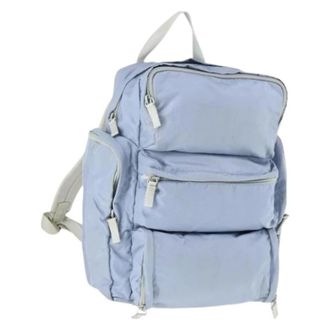 Prada Pre-owned Nylon Rucksack - - Pre-owned - Damen - Blau - ONE SIZE