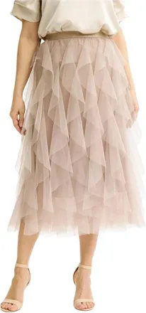In Front IN Front, Femme, Jupes, Beige, Taille: 38 FR Jupes Midi