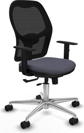 Piqueras y Crespo Telearbeitssessel mit 1D-Armen, h&ouml;henverstellbare Lendenwirbelst&uuml;tze, ausgestattet mit Syncro/Traslack und eingespritztem Schaum. Mit Rollen von 65 mm