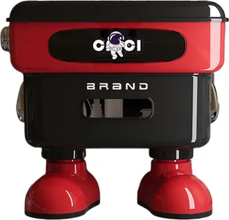 Generico WLAN-Router-Box im Roboter-Design, multifunktionales ABS-Organizer- f&uuml;r drahtlose Router-Aufbewahrung, ideal f&uuml;r Wohnzimmer, Schlafzimmer, B&uuml;ro, TV, K