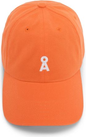 Armedangels Unisex Kappe aus Bio-Baumwolle YENAAS BOLD Sunset Orange