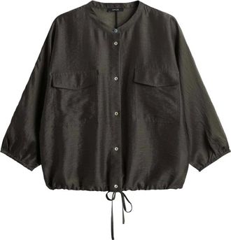 OPUS Bluse mit langen &Auml;rmeln - - Blouses & Shirts - Damen - Gr&uuml;n - XL